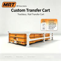 China Trackless Transfer Cart Anti‑Abrasion Rubber Wheel Battery Operated For Factory Material Transfer Task for sale