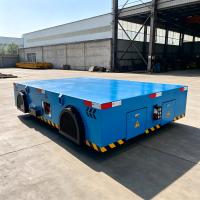 China Trackless Transfer Cart Anti‑Abrasion Rubber Wheel Battery Operated For Factory Material Transfer Task for sale
