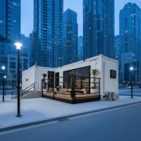 China Modern Design Prefabricated Coffee House Prefabricated Coffee Container for sale