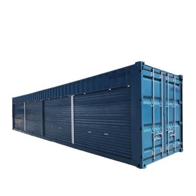 China 40FT Container Energy Storage System  Shipping Container with Rolling up Door for Self Storage Business for sale
