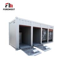 China 20ft Storage Shipping Container / Roller Shutter Door Movable Self Storage Container Prefab Houses Container House for sale