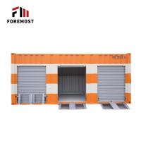 China 20ft Storage Shipping Container / Roller Shutter Door Movable Self Storage Container Prefab Houses Container House for sale