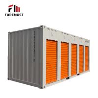 China 20ft Storage Shipping Container / Roller Shutter Door Movable Self Storage Container Prefab Houses Container House for sale