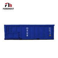 China Weatherproof Secure Design Hard Open Top 20 Feet 20 ft Half Height Bulk Shipping Container for sale