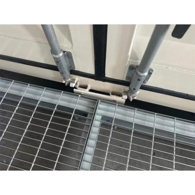 China Steel Grating Clamp Hot Dip Galvanized Industrial Durable Anti-Corrosion Fire Water Resistant Walkway for sale