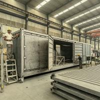 China 40HC Factory Equipment Heavy Duty Waterproof Industrial Machinery Storage Box Steel Container for Factory Material Storage for sale