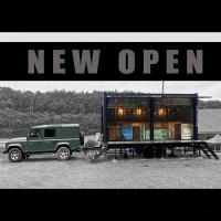 China Mobile Food Catering Restaurant Trailer Shop Café Steel Structure Container Trailer with Connecting Pieces and Trailers for sale