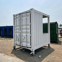 China 10HC High Durability Customizable Outdoor Kiosk Fast Build Steel Frame Modular Container Houses Prefab Container Shops Coffee for sale
