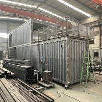 China Shop Mall Bar Container House Two-story 40HC Prefabricated Steel Container Retail Store Modular Business Kiosk Bar for sale