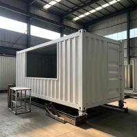 China 20GP Mobile Sauna Container House Sauna Room Waterproof Insulated Steel Structure for Resort Backyard Spa Relaxation Use for sale