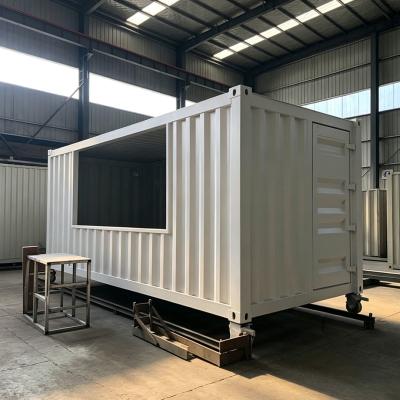 China 20GP Mobile Sauna Container House Sauna Room Waterproof Insulated Steel Structure for Resort Backyard Spa Relaxation Use for sale
