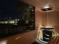 China 20GP Mobile Sauna Container House Sauna Room Waterproof Insulated Steel Structure for Resort Backyard Spa Relaxation Use for sale
