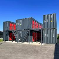 China FOREMOST Business Modular Self-storage Units 40HC Prefab Steel Structure Mobile Self-Storage Facility Container for sale
