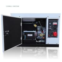 China 12kw Air Cooled Silent/Open Frame Dual Voltage Diesel Portable Generator for Land for sale