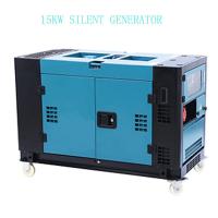 China 12kw/13kw/15kw/20kw Small Silent Diesel Generator for Home Rated Voltage 220V/220V 380V for sale