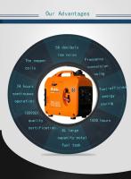 China Full Copper Motor Four-Stroke 1kw Digital Inverter Gasoline Generator 230V Forced Air for sale