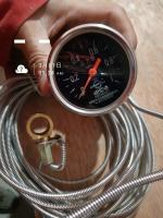 China Jichai Chidong Engine Parts 12V190 Push Water Outlet Temp Gauge and Oil Cooler Gauge for sale