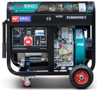 China Land 5/6/8/10kw Household Silent Diesel Generator Set with AC Three Phase Output for sale