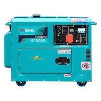 China Land 5/6/8/10kw Household Silent Diesel Generator Set with AC Three Phase Output for sale