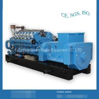 China Industrial Exhaust Generator Set with CE ISO SGS Speed 1000/1200 Frequency 50Hz/60Hz for sale