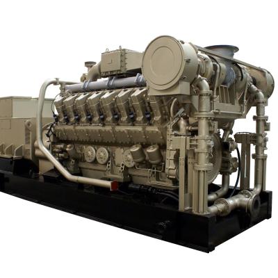 China 1MW Gas Generator Sets with V Style Cylinder Arrangement and AC Three Phase Output Type for sale