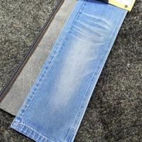 China 9.5oz Cotton Spandex Denim Fabric Dark Blue Stretch Ring Spung 62'' 63“ for sale