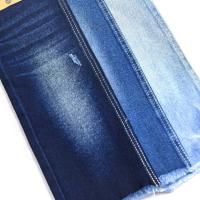China 12.5OZ Heavy Weight  Stretch  Denim Fabric DARK BLUE Style TWILL for jeans for sale
