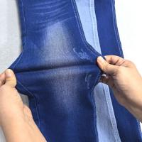 China Fashion Hight Stretch Satin Denim Fabric Light Weight 9OZ 58'' 59'' for sale