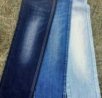 China tri-core Cotton Spandex dark blue denim fabric 11.7oz for sale