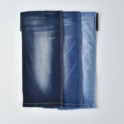 China Shrink-resisitant COTTON POLYESTER SPANDEX DENIM FABRIC JSD3245 10OZ for sale