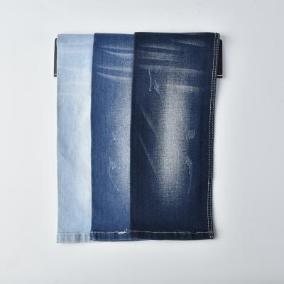 China Shrink-resisitant COTTON POLYESTER SPANDEX DENIM FABRIC JSD3055 8.5OZ for sale