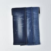 China Woven Cotton Polyester Spandex Denim Fabric QY037-6 9.5 Oz Yarn Dyed for sale