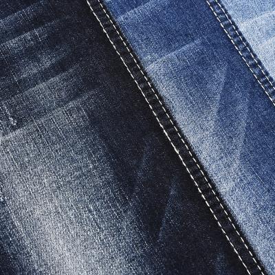 China Shrink-Resisitant Cotton Polyester Spandex Denim Fabric QY038-1 9.7 Oz for sale
