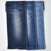 China 8.5oz Colored Stretch Denim Fabric Woven Cotton Polyester Spandex Denim Fabric for sale