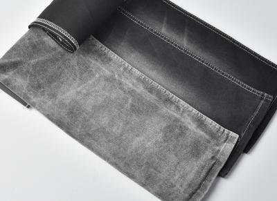 China 9.6oz Shrink Resistant Cotton Polyester Spandex Stretch Denim Fabric for sale