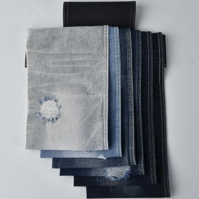 China Cotton Polyester Spandex Stretch Denim Fabric 11.9oz Dress Garment Jean for sale