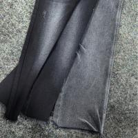 China BALCK/BLACK Woven Cotton Polyester Spandex  Denim Fabric 10 Oz For Lady Jeans for sale