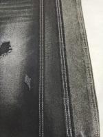 China Super-Soft 13oz Denim Fabric 71%Cotton BLACK/BLACK For Winter Jeans for sale