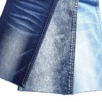 China Medium Weight Cotton Polyester Spandex Blue Denim Fabric 8.1oz JS4040 With Medium Thickness And 150 CM Width for sale