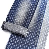 China Apparel-Coat / Jacket Style Left Twill Hook / Laser Design Dark Blue Denim Fabric 11.3 Oz JSD3135 for sale