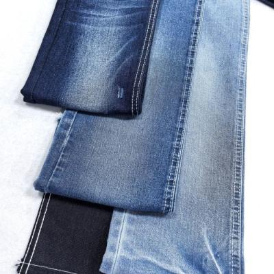 China TWILL Style High Stretch Dark Blue Denim Fabric 11.2oz JSD3039 for Long-Lasting Clothing for sale