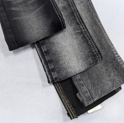 China 70% Cotton 28% Polyester 2% Spandex Heavy Weight Black Twill Denim Fabric 11.2oz For Apparel-Skirts Durable for sale
