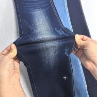 China 9 Oz JSD3168 High Stretch Satin Dark Blue Denim Fabric For Medium Weight Cotton 70% Polyester 28% Spandex 2% for sale