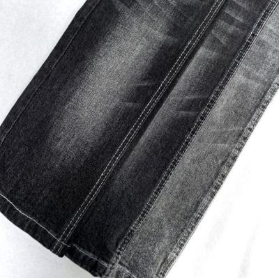 China Style TWILL Spandex Stretch Black Denim Fabric 11.3oz Eco-Friendly for sale