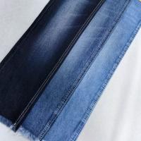China 8 7.5SB*10/40D 75D Yarn Count Cotton Spandex Stretch Dark Blue Denim Fabric 11.3oz JSD3029 for sale