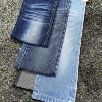 China 10OA*10/20 75D Yarn Count Stretch Dark Blue Denim Fabric For Women Jeans 9.5oz JSD3141 for sale