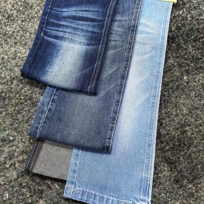 China 10OA*10/20 75D Yarn Count Stretch Dark Blue Denim Fabric For Women Jeans 9.5oz JSD3141 for sale