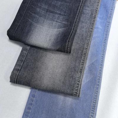 China 16S Yarn Count T400 Cotton Dark Blue Stretch Denim Fabric 8 Oz JSD3062 With 86.5% Cotton 13.5%T400 for sale