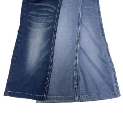 China Blue Woven Summer Light Weight Tencel Lyocell Elastic Denim Fabric for Fashionable Jeans for sale