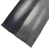 China Pattern YARN DYED Woven Black Color Summer Light Weight Slub Design Tencel Lyocell Elastic Denim Fabric for Jeans for sale